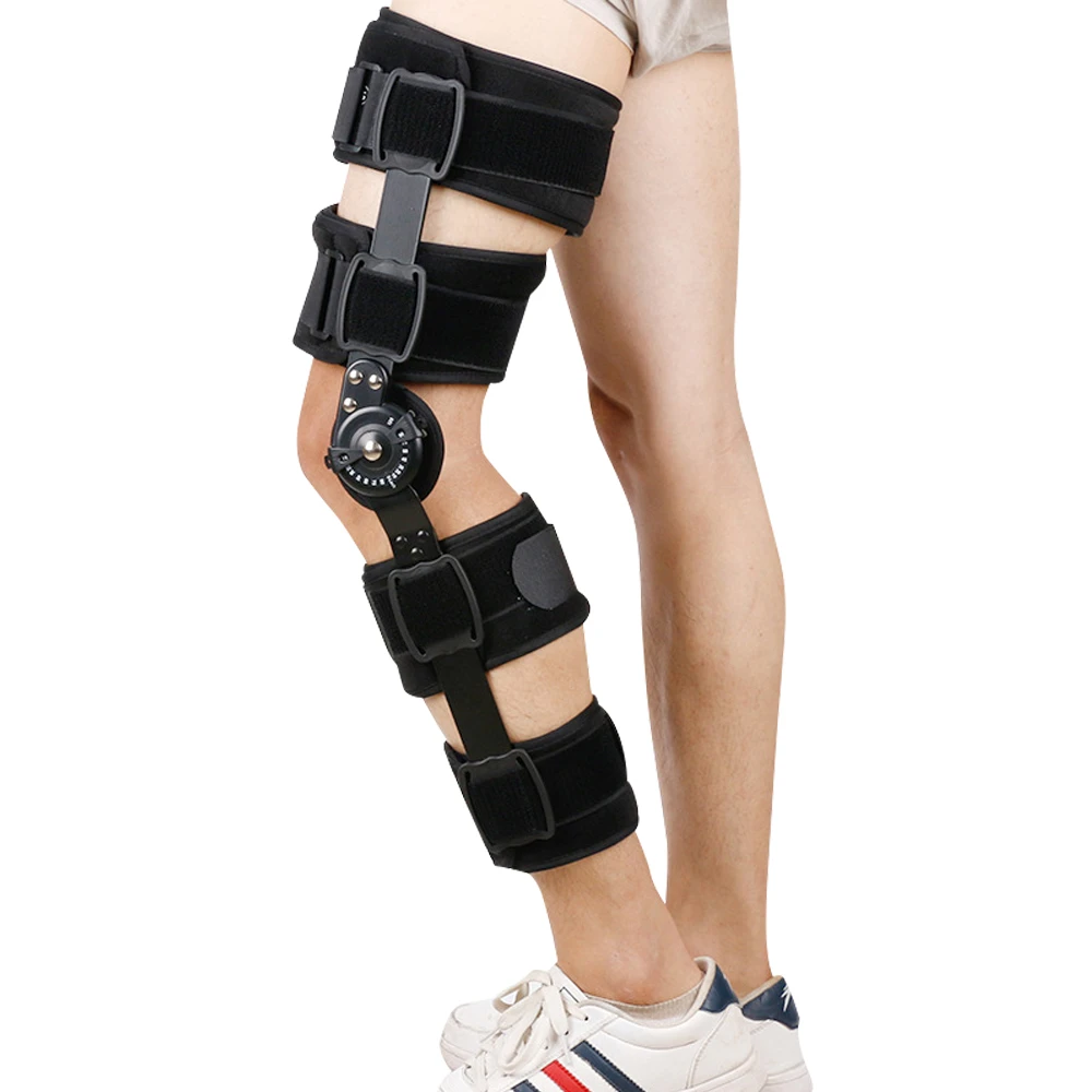 Breg T Scope Premier Post-op Hinged Rom Knee Brace Universal Adjustable ...