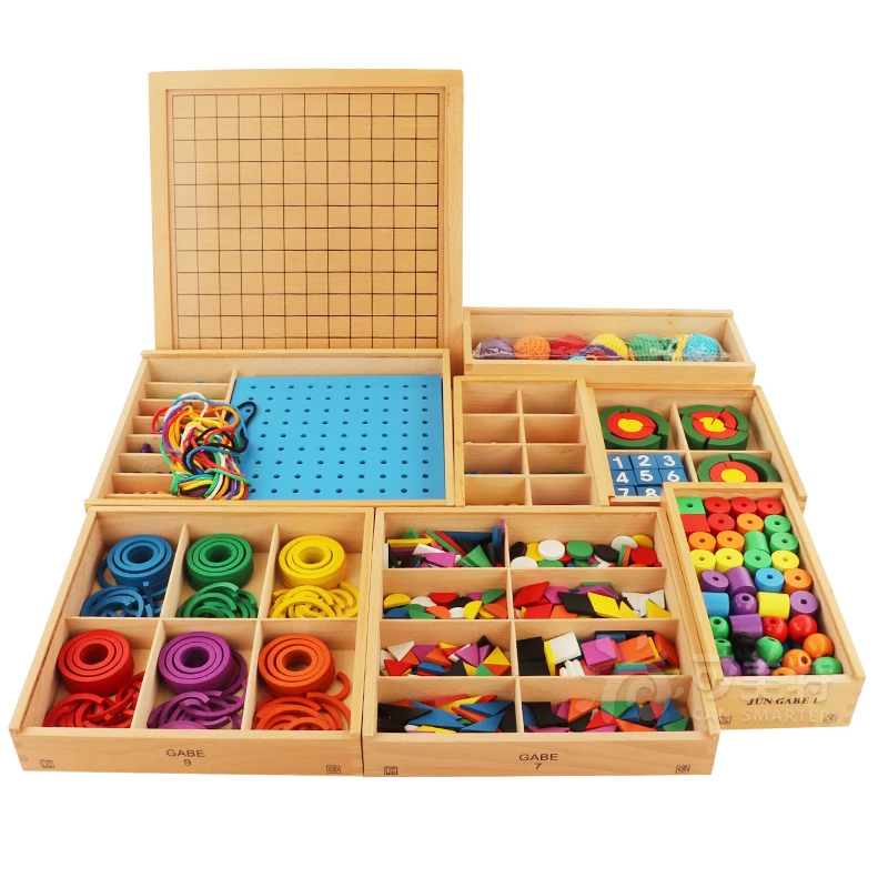 Montessori Building Blocks Wood | Kindergarten Child Blocks | Wood ...