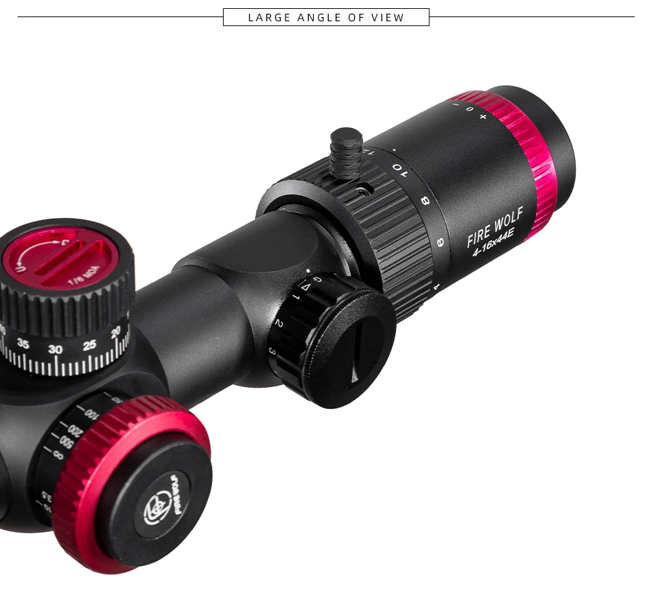 FIRE WOLF QZ 4-16X44 Scope FFP Red Green Hunting Optical Sight Sniper ...