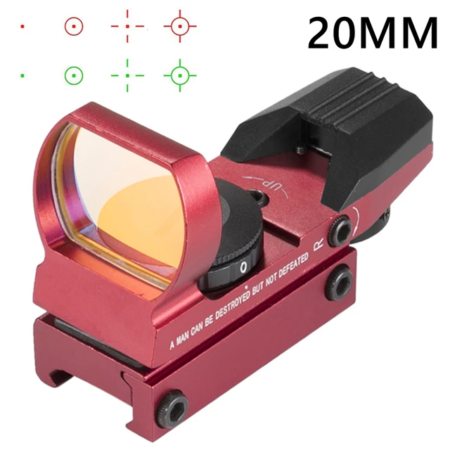 Red Dot 20mm / 11mm Red Dot BK Scope DE QD Sight Dovetail Riflescope ...