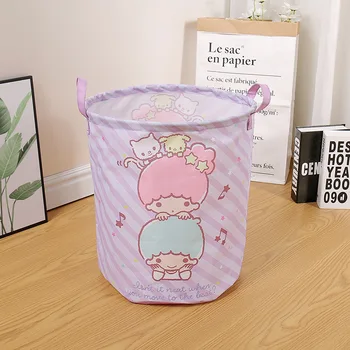 Kawaii Sanrio Hello Kitty My Melody Laundry Hamper – LoliFairies Kawaii ...