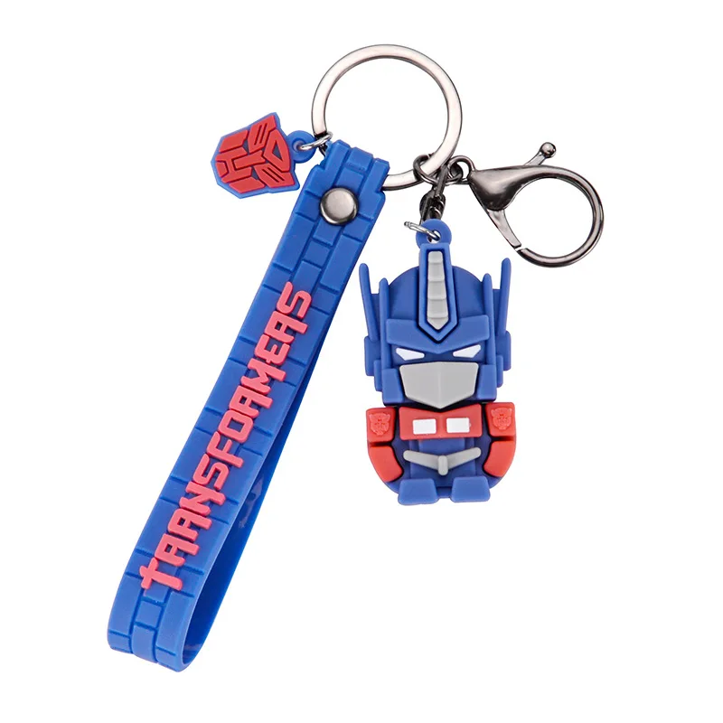 Cartoon-Movie-Robet-Key-Chains-Silicone-Transformer-Prime-Car-Key-Chain ...
