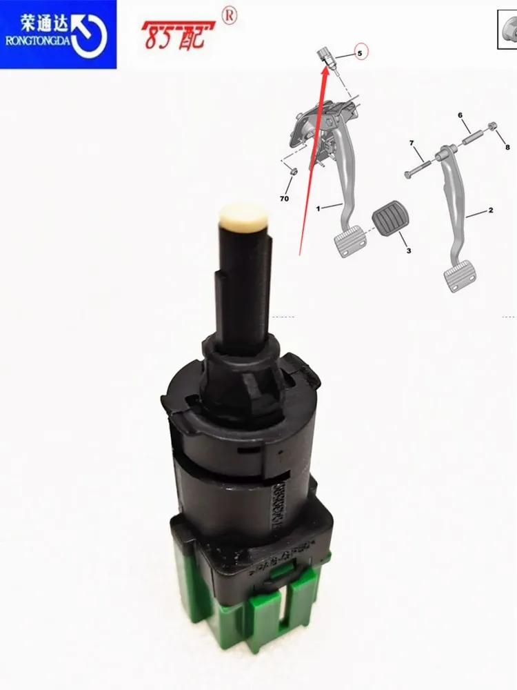 Stop-light-switch-453470-9670430580-9804869480-9818232480-For-Peugeot ...