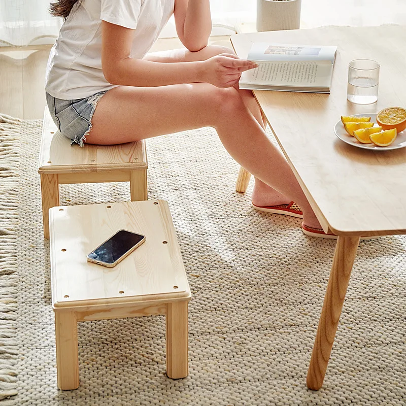 Short Low Square Coffee Table