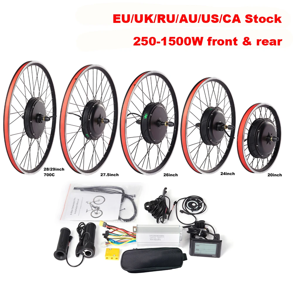 Eu Ru Stock E Bike 36v Gear Motor 48v Gearless Hub Motor Without Noise ...