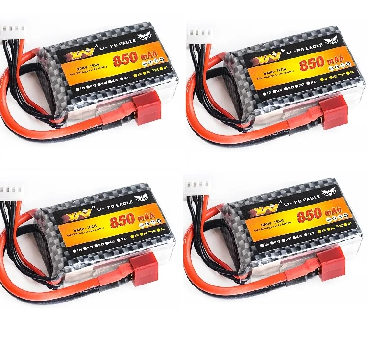 2S-7-4V-850mAh-Lipo-Battery-With-T-For-Mini-Quad-FPV-Drone-RC-Airplane ...