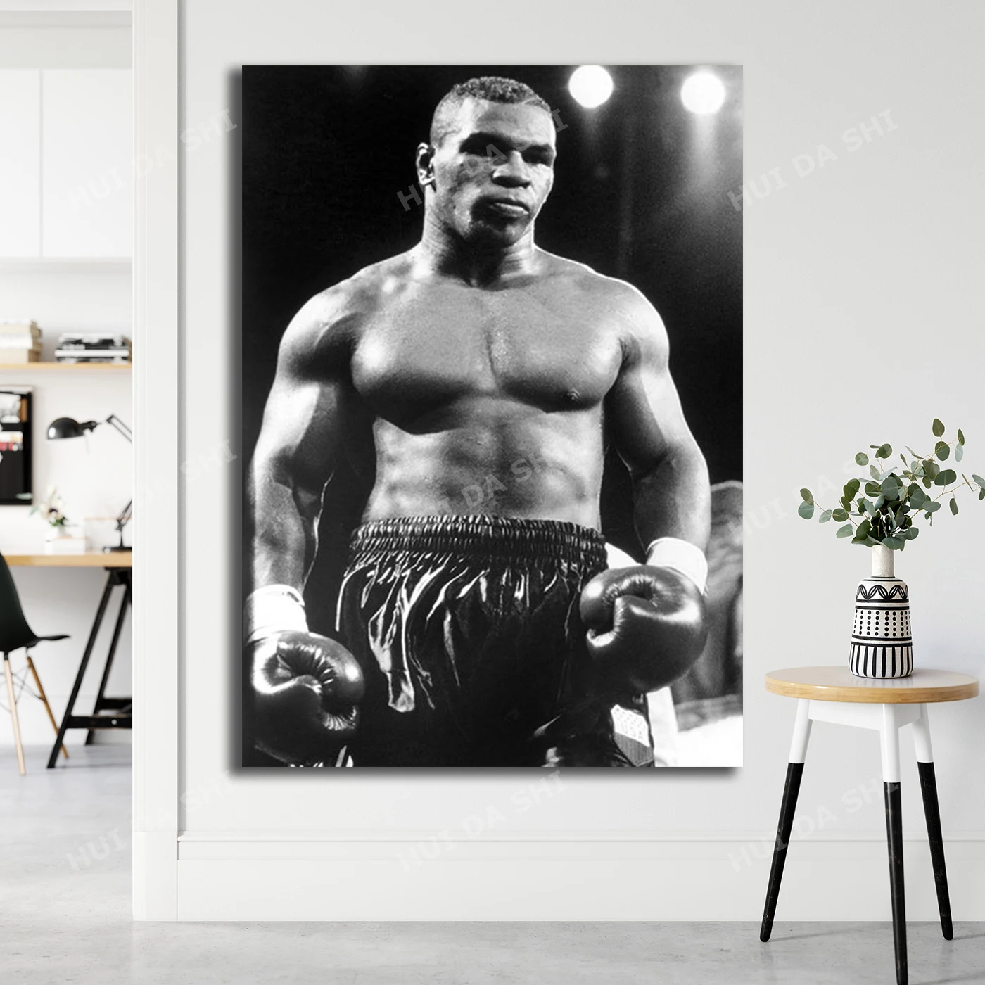 Mike tyson black and white poster Canvas Painting Posters And Prints ...