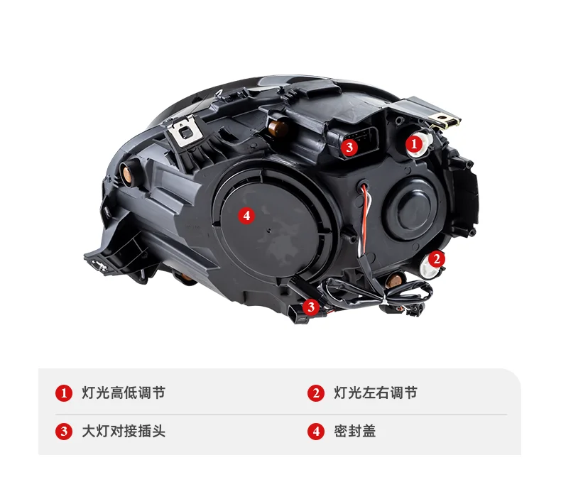 Head lamp light MINI F55 Headlights 2014-2019 F54 F57 F56 LED Headlight ...