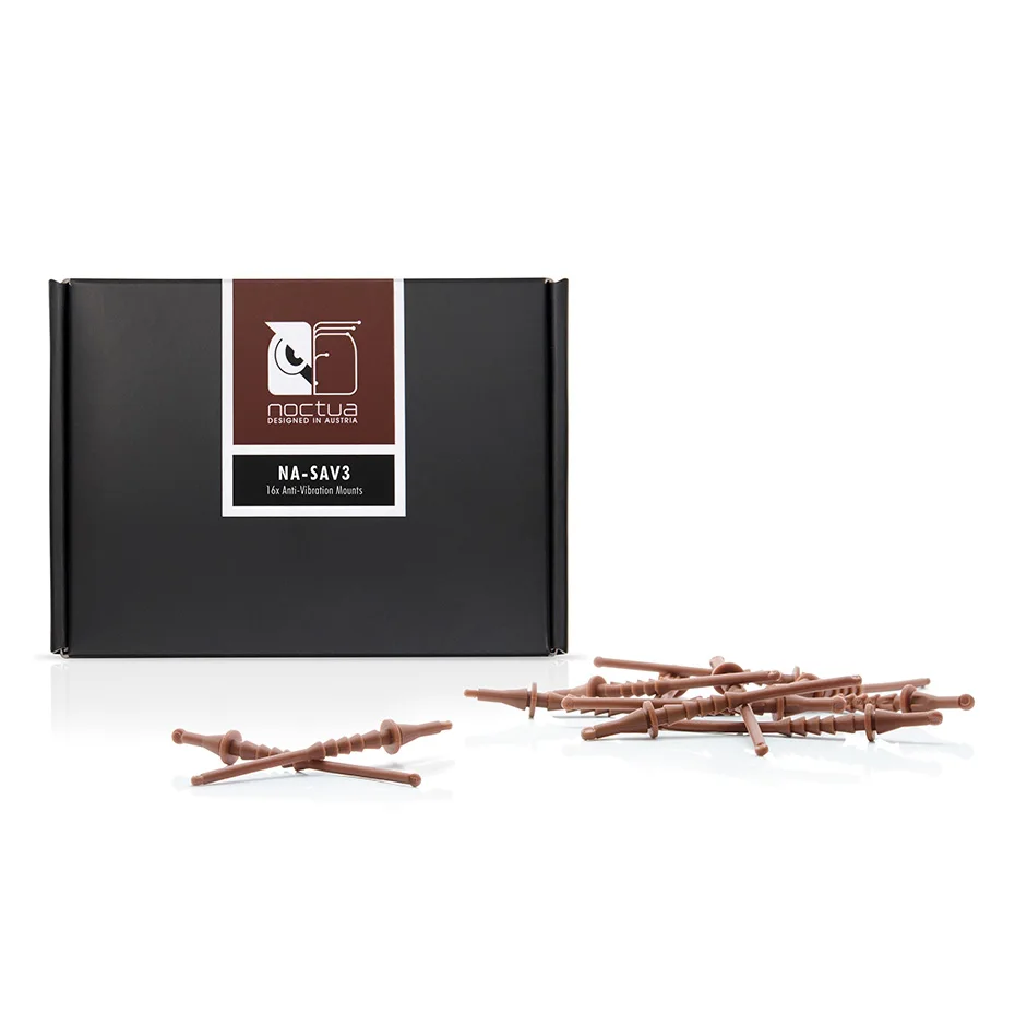 Noctua NA SAV3 16pcs/set Rubber Anti Vibration Mounts Case Fan Silicone ...