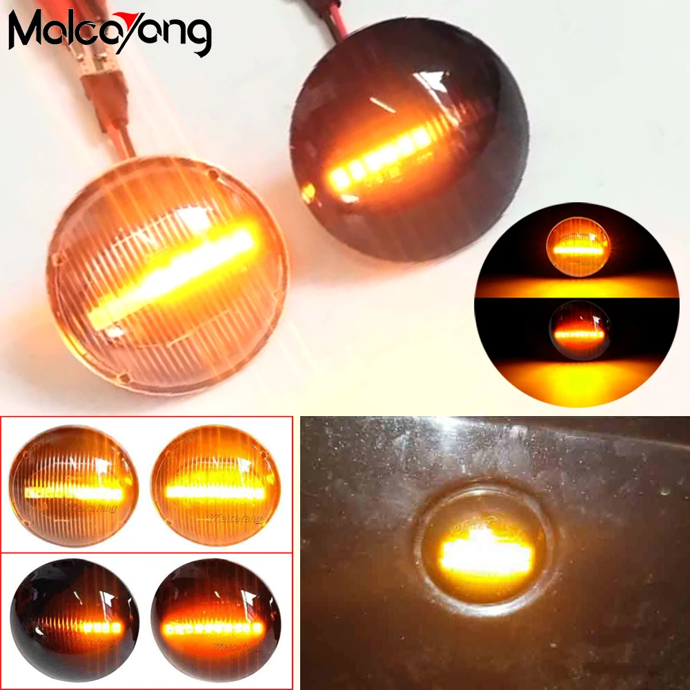 Dynamic-Flashing-Sequential-Side-Marker-Indicator-Light-Blinker-LED ...