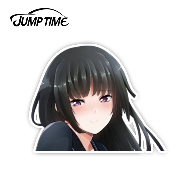 Jump-Time-13cmx-6-2cm-Car-Styling-Anime-Black-Bullet-PEEK-Sticker ...