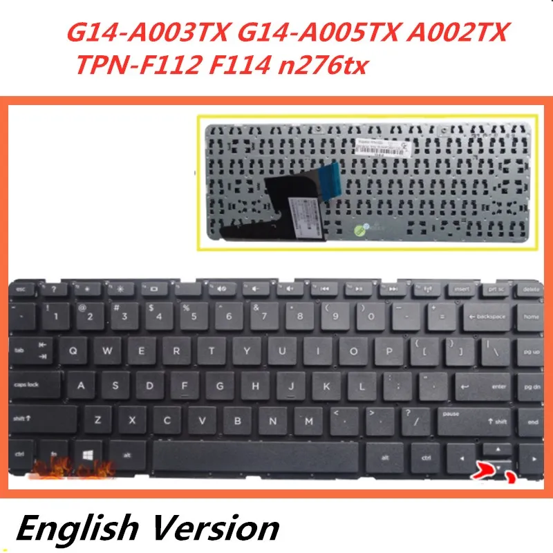 New Laptop English Layout Keyboard For hp 248 g1 245 240 246 G3 G14 ...