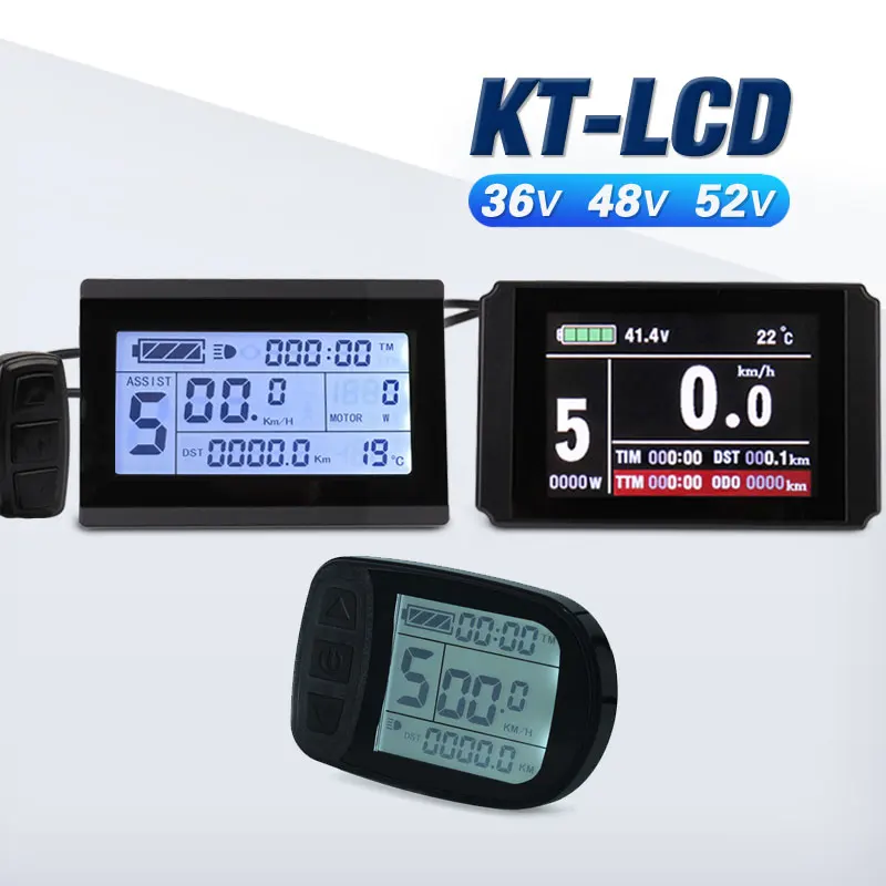 LCD3 Ebike Display LCD8HU KT LCD Electric Bicycle Meter LCD5 For KT ...