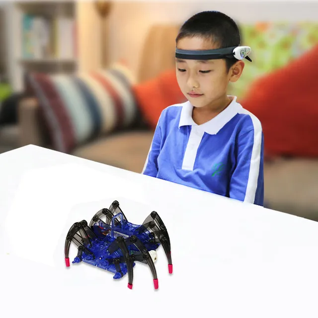Mindlink RC Spider Robot Headband kit Brainlink Toys EEG Training ...