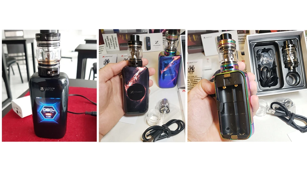 Cigarro eletrônico vapx hubble vape original, com tela sensível ao ...