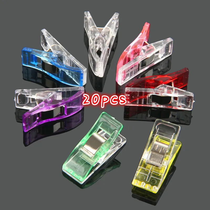 Clips de costura para manualidades, soporte de plástico mezclado para ...