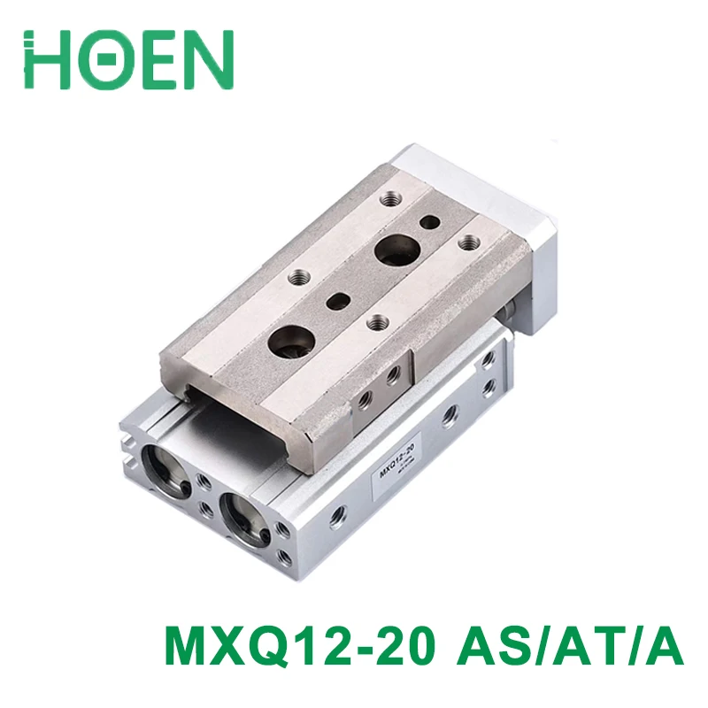 MXQ12 20 AS AT A MXQ 시리즈 슬라이드 테이블 공압 공기 실린더 공압 부품 MXQ 슬라이드 실린더 ...
