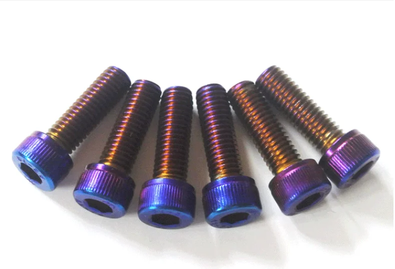 6pcs-M4-electric-motorcycle-modified-fixing-screws-bolts-Allen-SUS304 ...