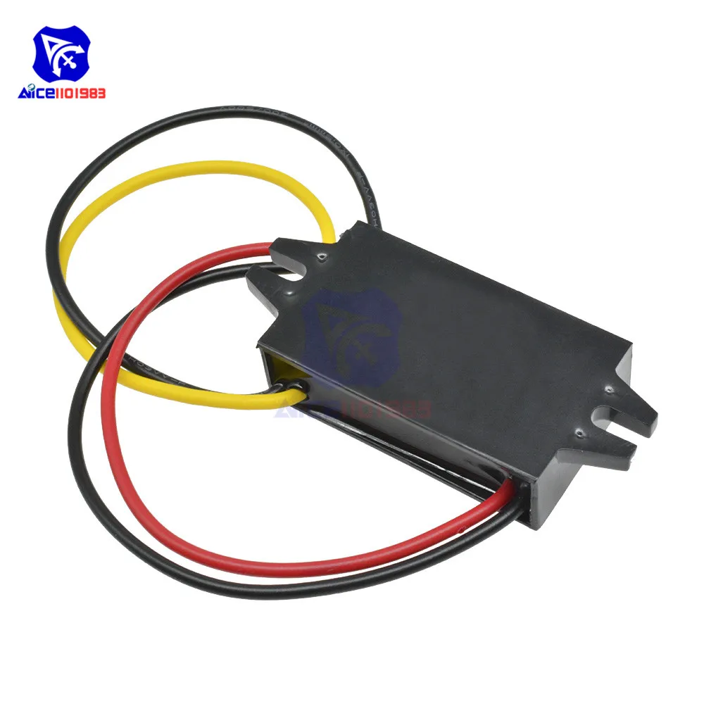 【KAMDSS015】diymore DC/DC Buck Converter Regulator 12V to 5V 3A 15W Car Monitor Step Down Power ...
