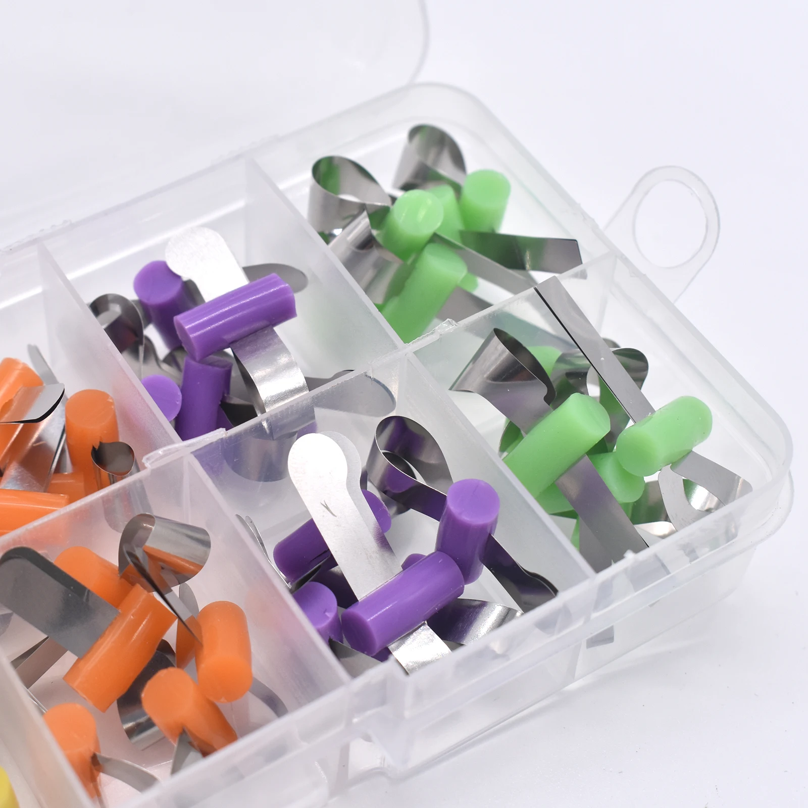 50Pcs Dental Metal Matrices Band Retainerless Automatrix with Locker ...