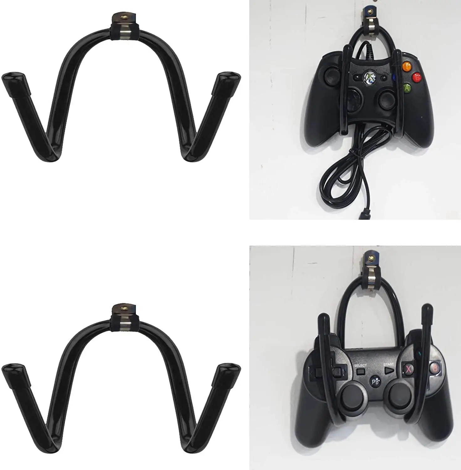 Controller Stand Wall Holder Mount Game Controller Hangers Wall Storage ...