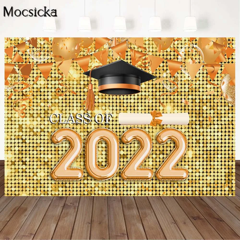 Black Graduation Background 2022