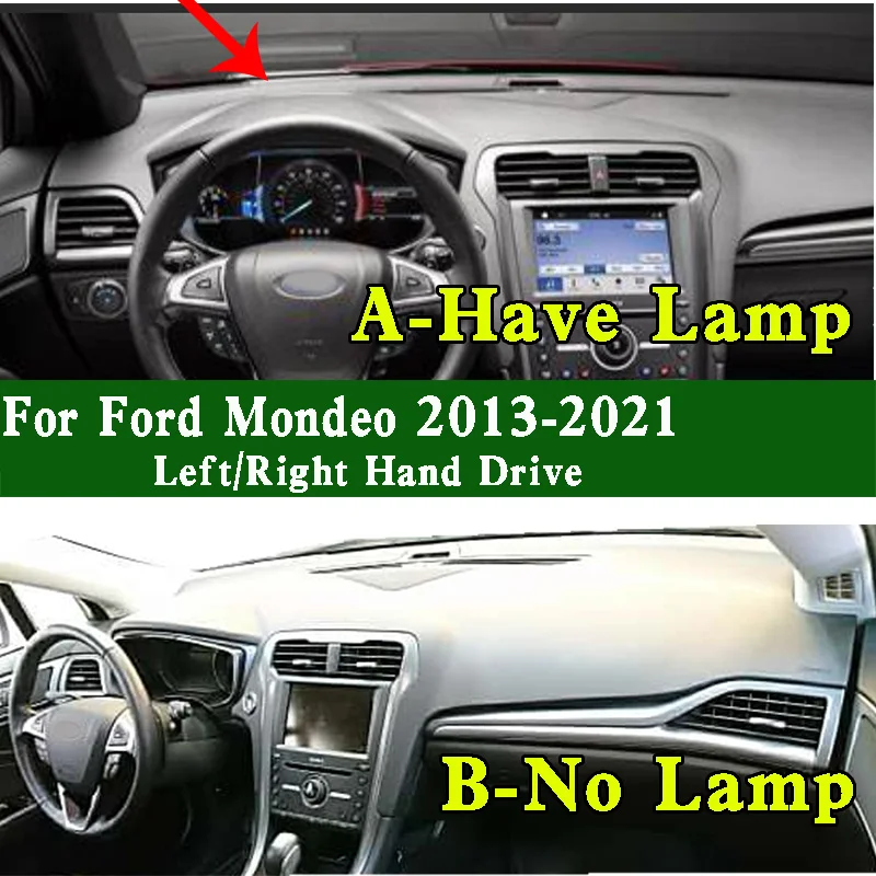 For Ford Mondeo V MK5 CE Fusion V6 2013-2021 Dashmat Dashboard Cover ...