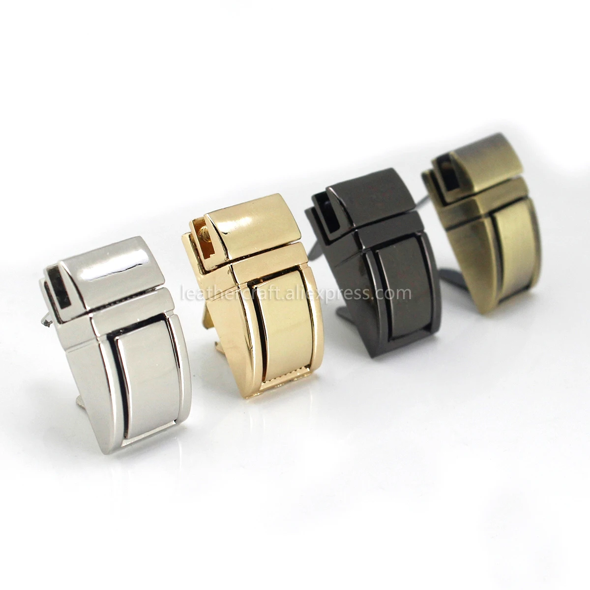 Metal Press Push Lock Bag Briefcase | Leather Accessories Bag Lock ...