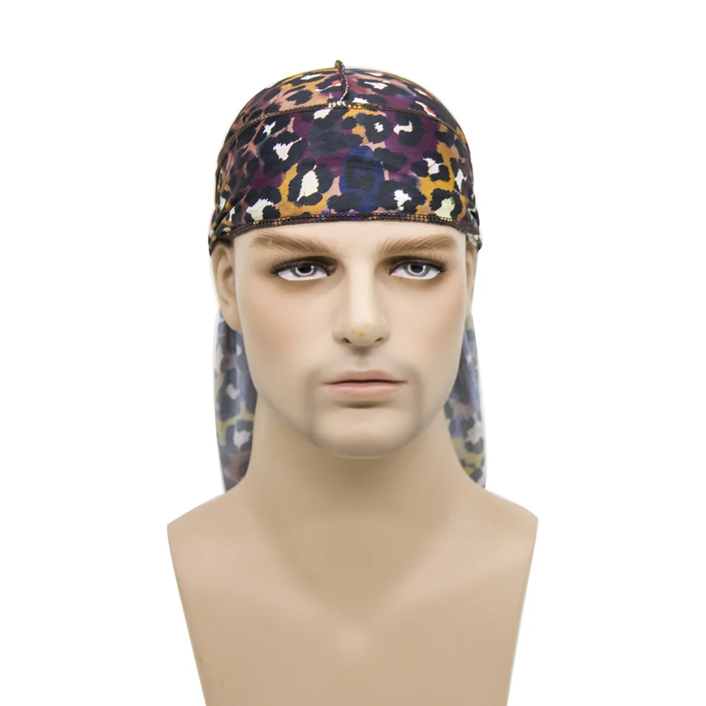 Fashion-Animal-Print-Silky-Durag-For-Men-Breathable-Silk-Durages ...
