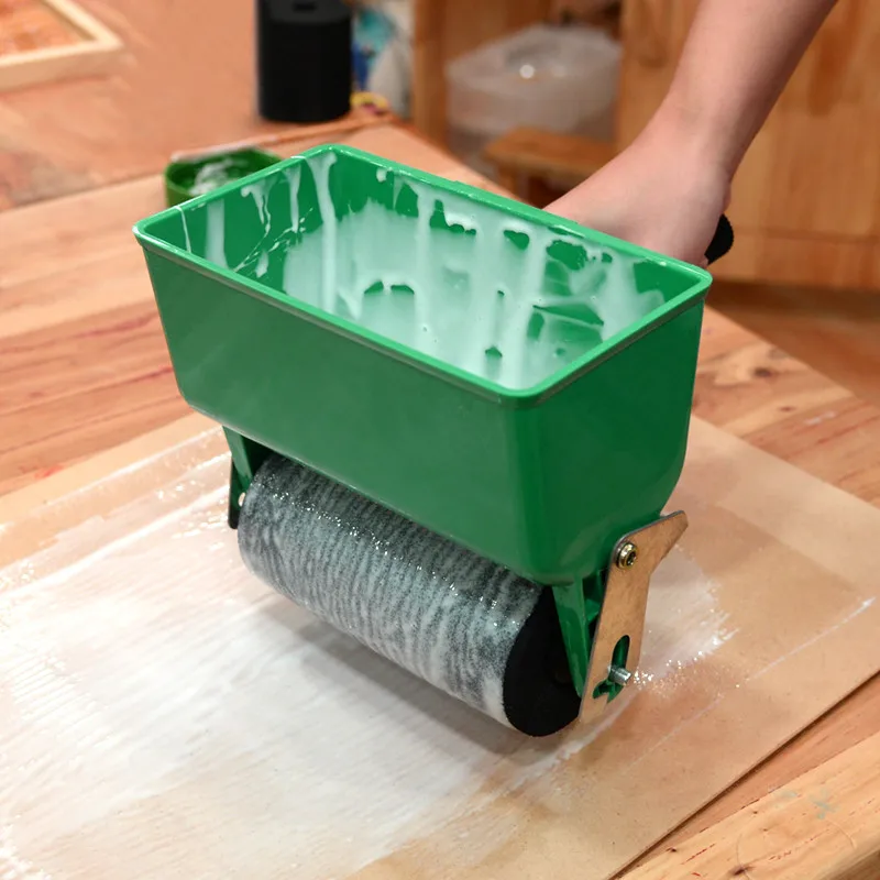 Manual Gluer adjustable paint feed roller 180/320mL Paint Buckets ...