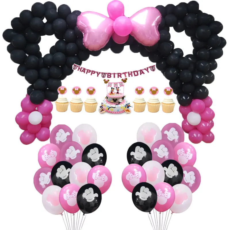 Baby Minnie Mouse Balloon Decorations