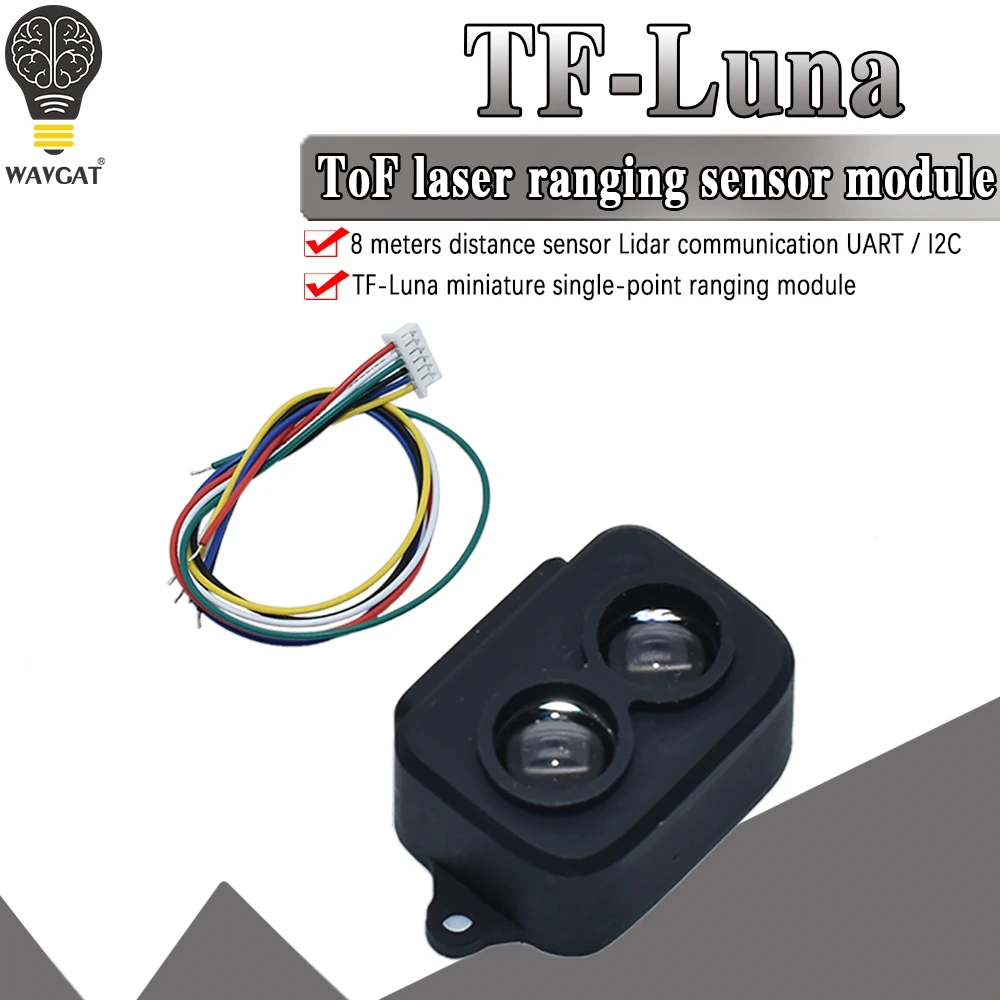 Sensor De Distância Tfmini-s Tfmini Plus Tf-luna Emissor De Laser Para ...