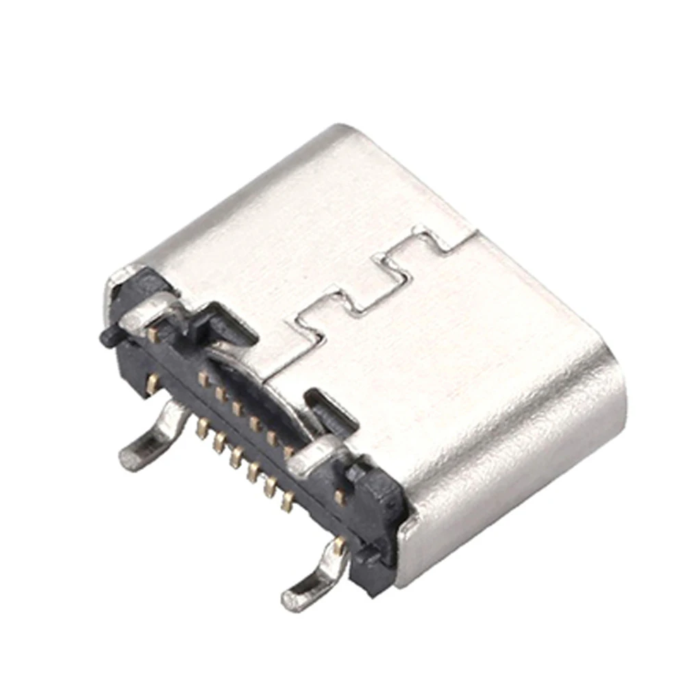 2-5pcs TYPE-C Micro USB SMT Connector Vertical plug-in board 16 Pin ...