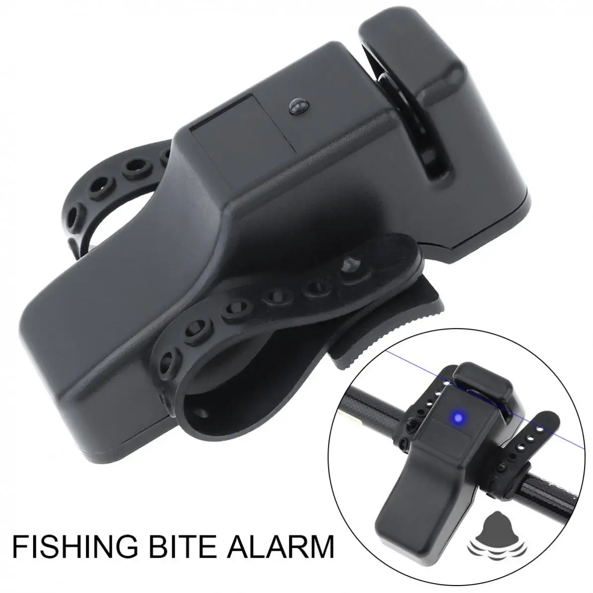 ABS LED Fishing Bite Alarm Carp Fishing Bell Alert Bite Indicator ...
