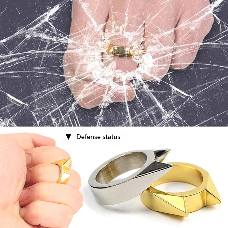 1pc Hot Sale Cat Ear Self Defense Emergency Rescue Ring Window Breaker ...