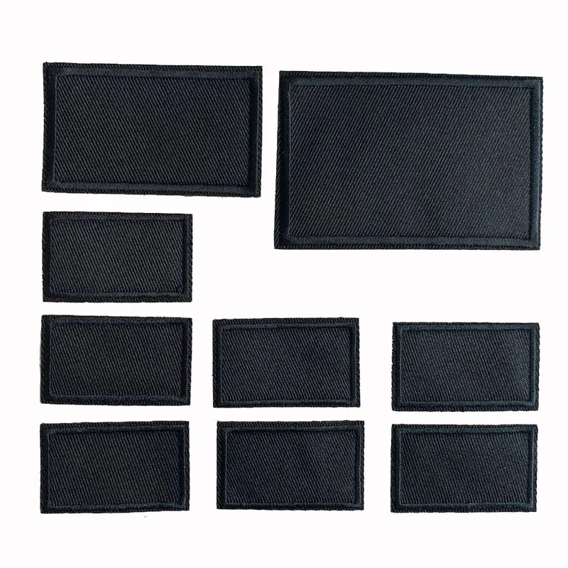 Embroidered Patch Black Lot | Black Iron Cloth Patch | Iron Patch ...