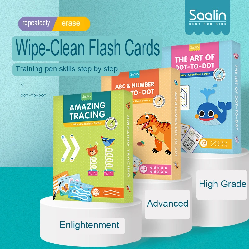 Children-Wipe-Clean-Flash-Cards-Dot-to-Dot-Repeatedly-Erase-Pen ...
