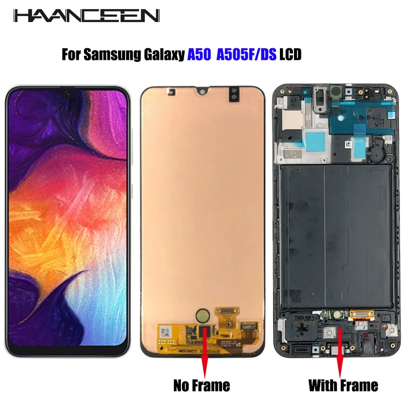 Para samsung galaxy a50 SM A505FN/ds a505f/ds a505 lcd screen display ...