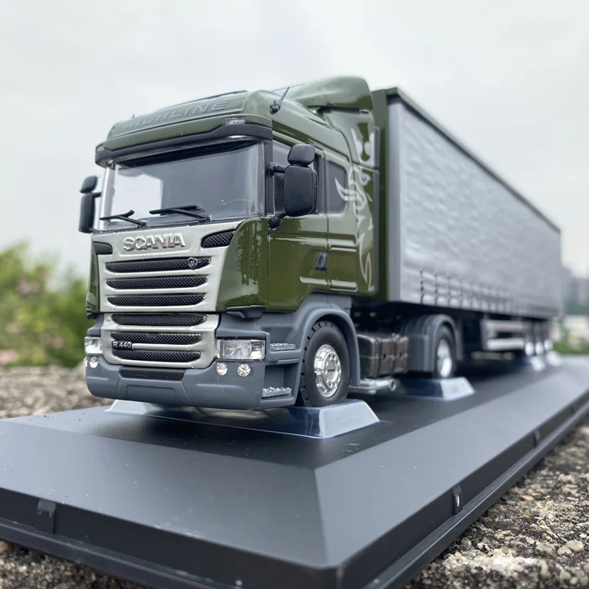 Diecast 1:50 Scale Scania Heavy Tractor Container Truck Model Die-cast ...