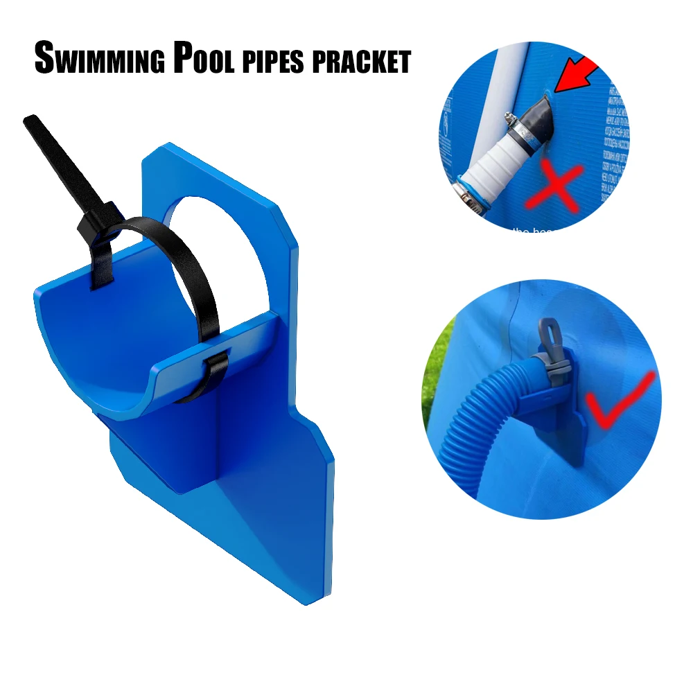 Swimming-Pool-Pipe-Holder-Mount-Water-Hose-Supports-Bracket-Protect-The ...