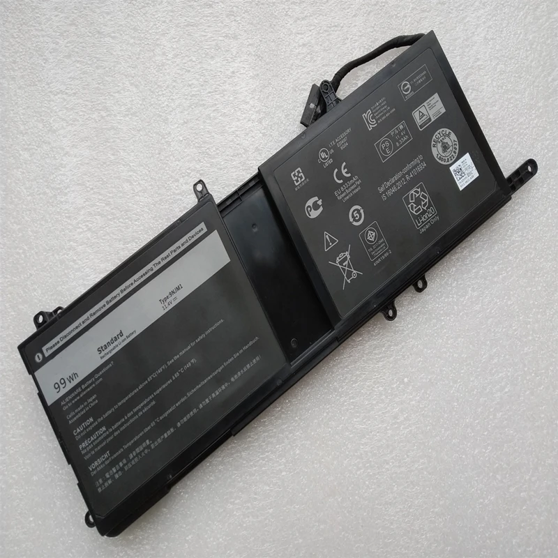 New Original 9NJM1 P69F Laptop Battery 11.4V 99Wh For Dell Alienware 15 ...