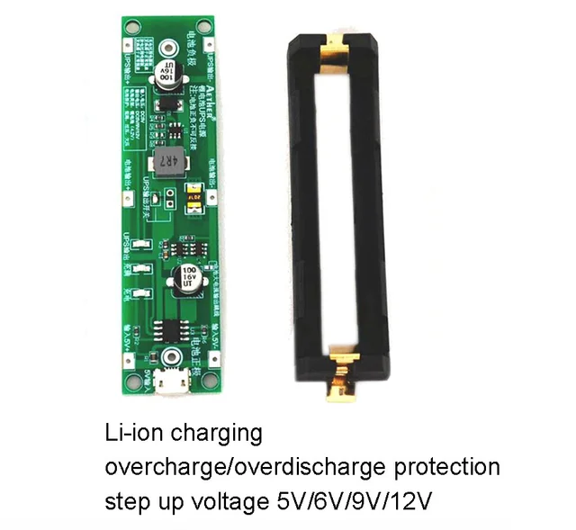 5V 12V 18650 Lítium Akkumulátor -Fokozás Step Up Modul Töltés ...