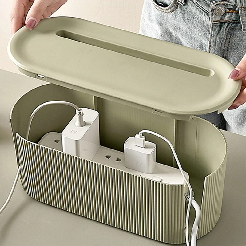 Cable Tidy Box with Corrugated Sides (2/3) - TidyPals.co.uk