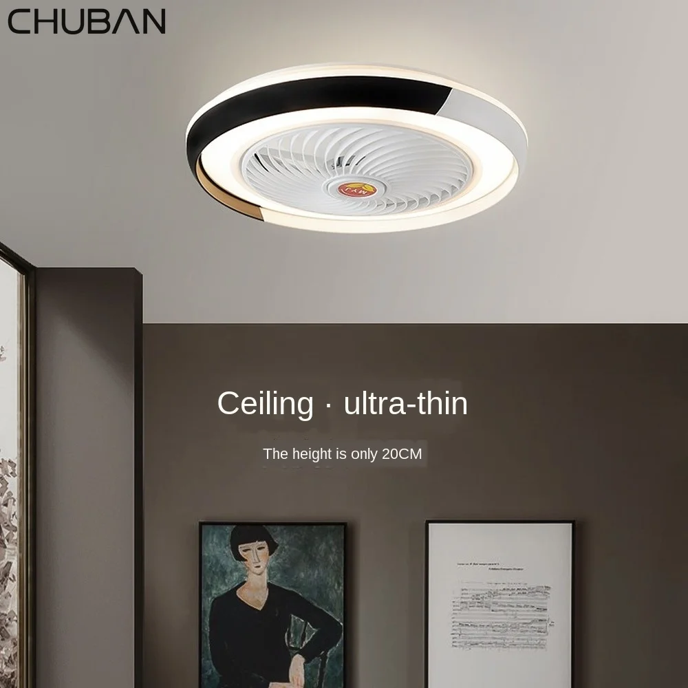 Modern Bluetooth APP Smart Ceiling Fan With Light Remote Control Fans ...