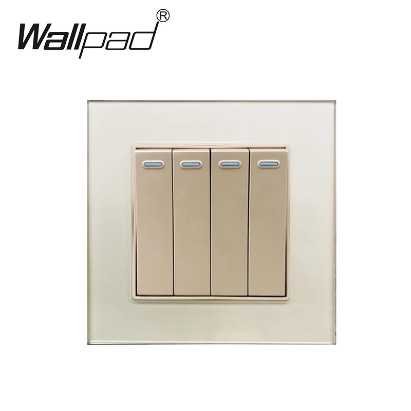 4-Gang-Reset-Switch-Wallpad-Pulse-Switch-Momentary-Contact-Switch-Push ...