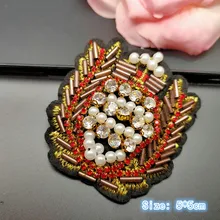 3d Handmade Rhinestone Beaded Patches Sew On Crystal Patch Beading ...