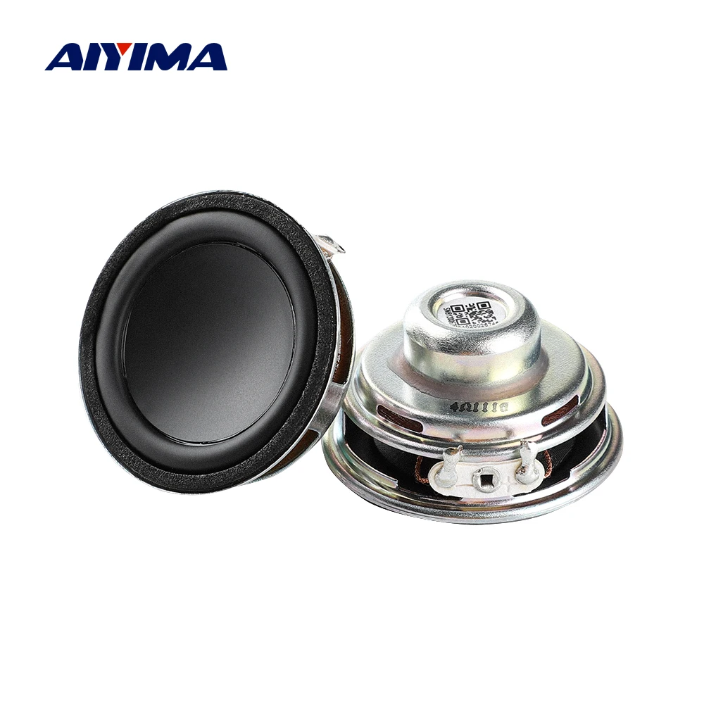 AIYIMA 2Pcs 1.5 Inch Full Range Audio Speaker 4 Ohm 3W Neodymium Sound Loudspeaker Home Theater ...