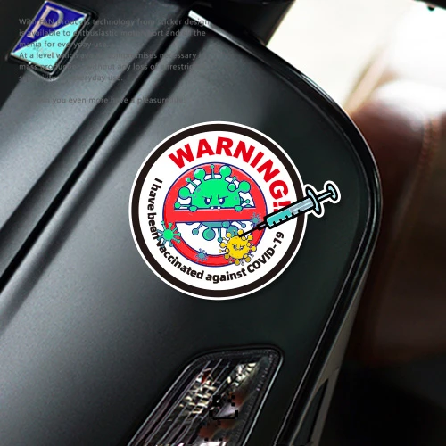 Car-Styling-PVC-Stickers-for-Creative-Warning-I-Have-Been-Vaccinated ...