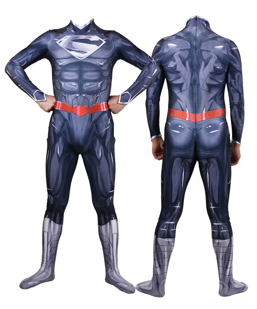 Black Superhero Cosplay Costume For Men - AllCosplay.com