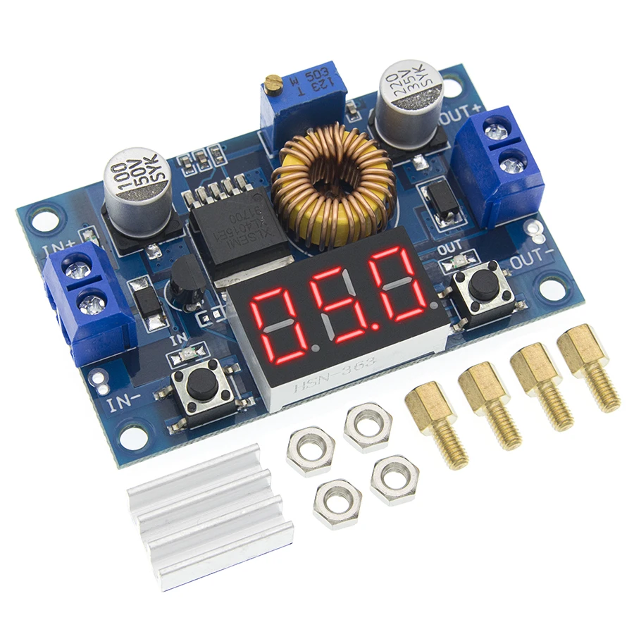 Adjustable Step Down Power Supply Module with Voltmeter Display XL4015